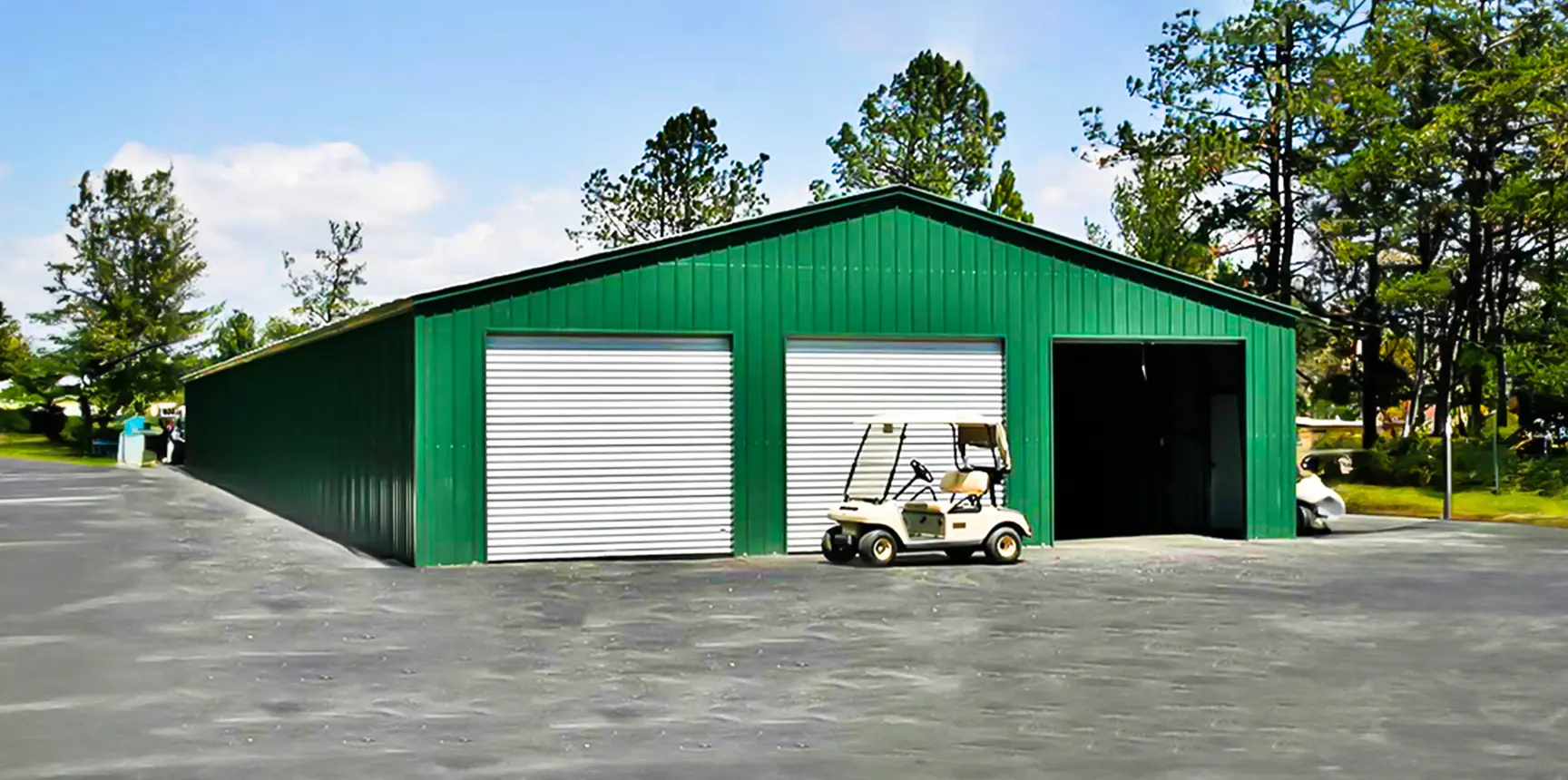 Continuous Steel Barns - Custom Continuous Roof Style Barn