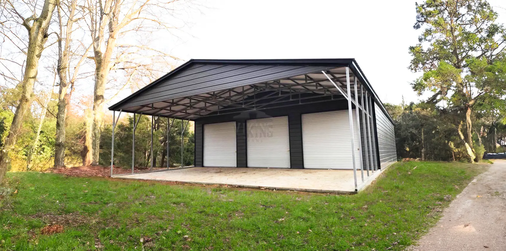 Metal Carport With Storage Shed Cost Steel Boat Or RV Storage Carport